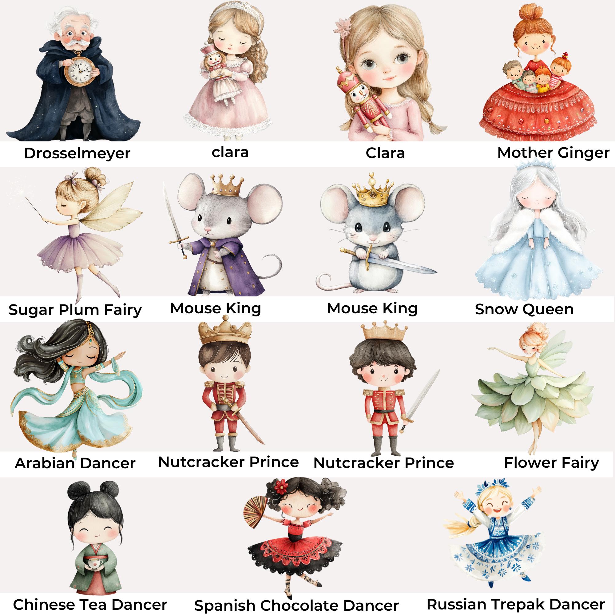 Nutcracker Ballet Clipart INSTANT DOWNLOAD Watercolor Christmas ...
