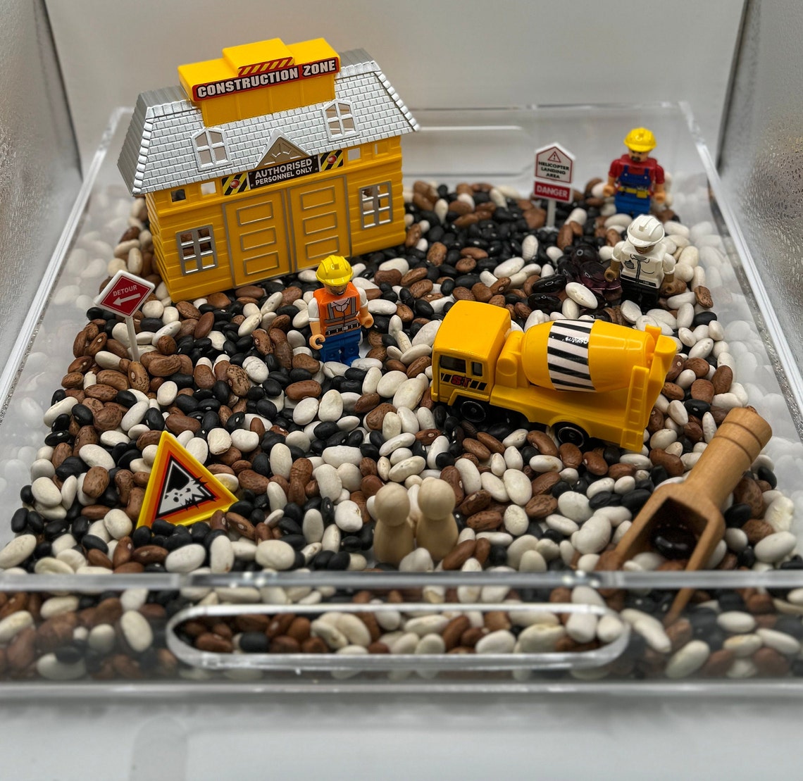 Construction Sensory Bin, Construction Sensory Kit, Construction ...