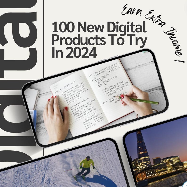 100 New Digital Products to Try in 2024 |digital Products to Sell ...