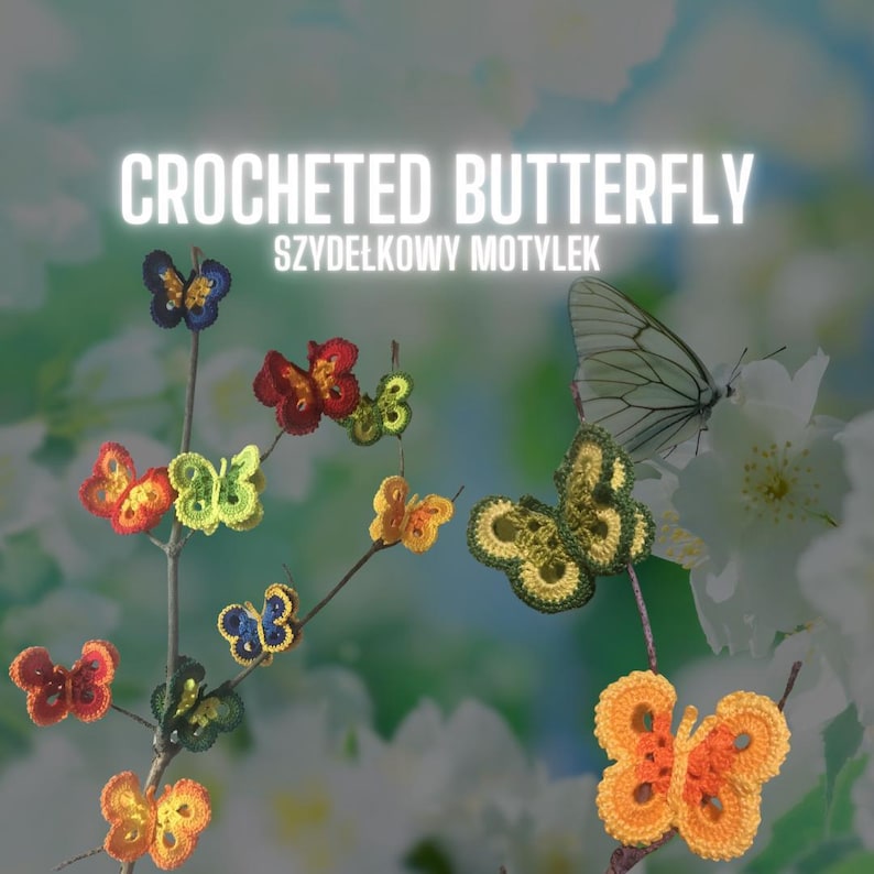 Crocheted Butterfly - Pattern / Photos / Tutorial / Instructions ...