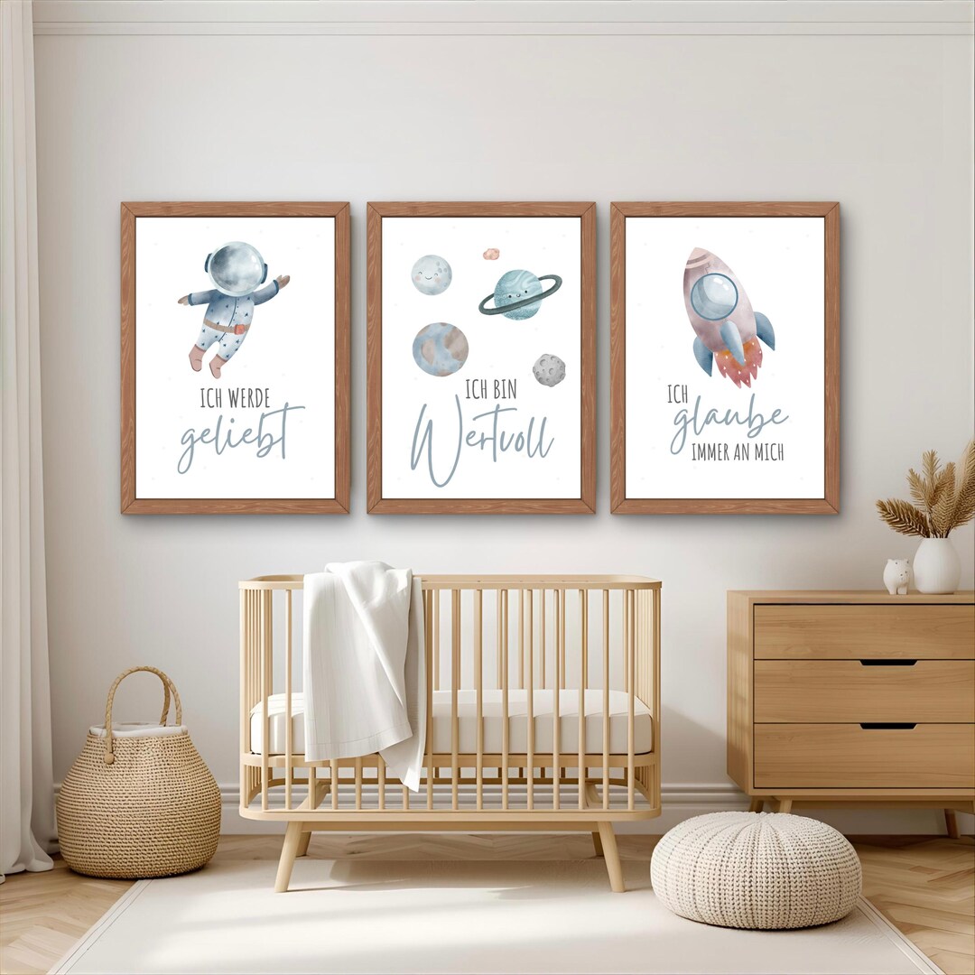 Affirmation Posters for Kids' Rooms, Set of 3 | Positive Beliefs for ...