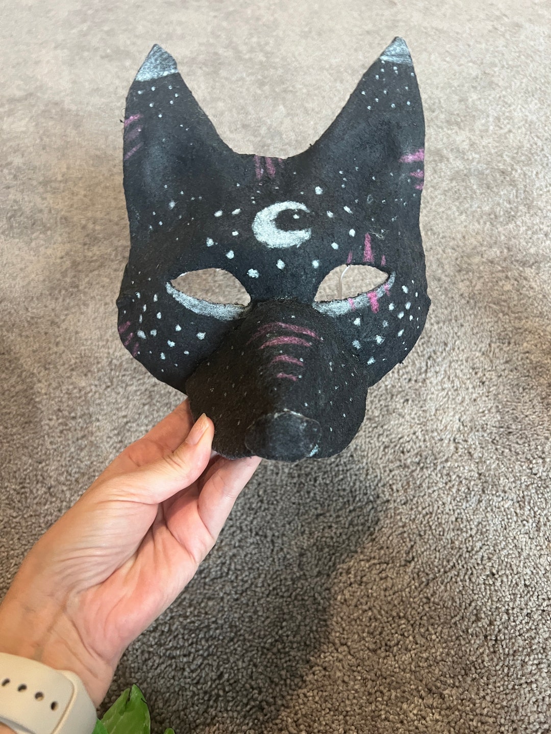 Handmade Therian Mask - Etsy