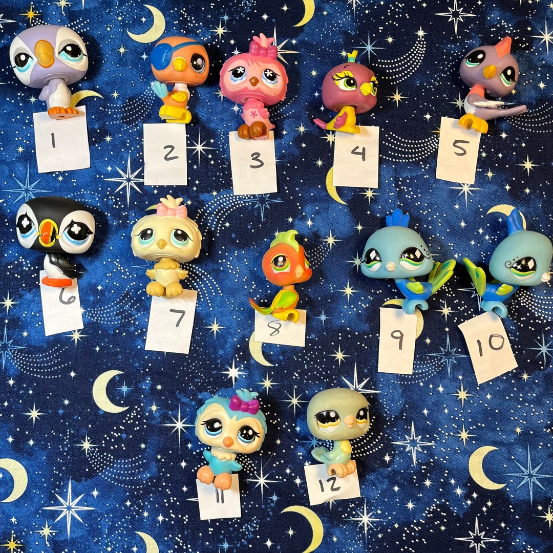 LPS Littlest Pet Shop Figure Pick Your Own Pick A Pet Birds Puffins ...