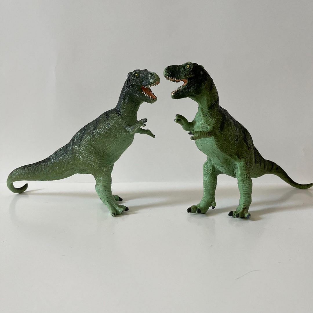 Vintage 1988 the Carnegie Tyrannosaurus Rex T-rex Dinosaur SAFARI LTD ...