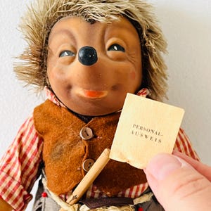 Rare Vintage Steiff Mecki & Micki Hedgehogs Vinyl Face Plush Animals ...