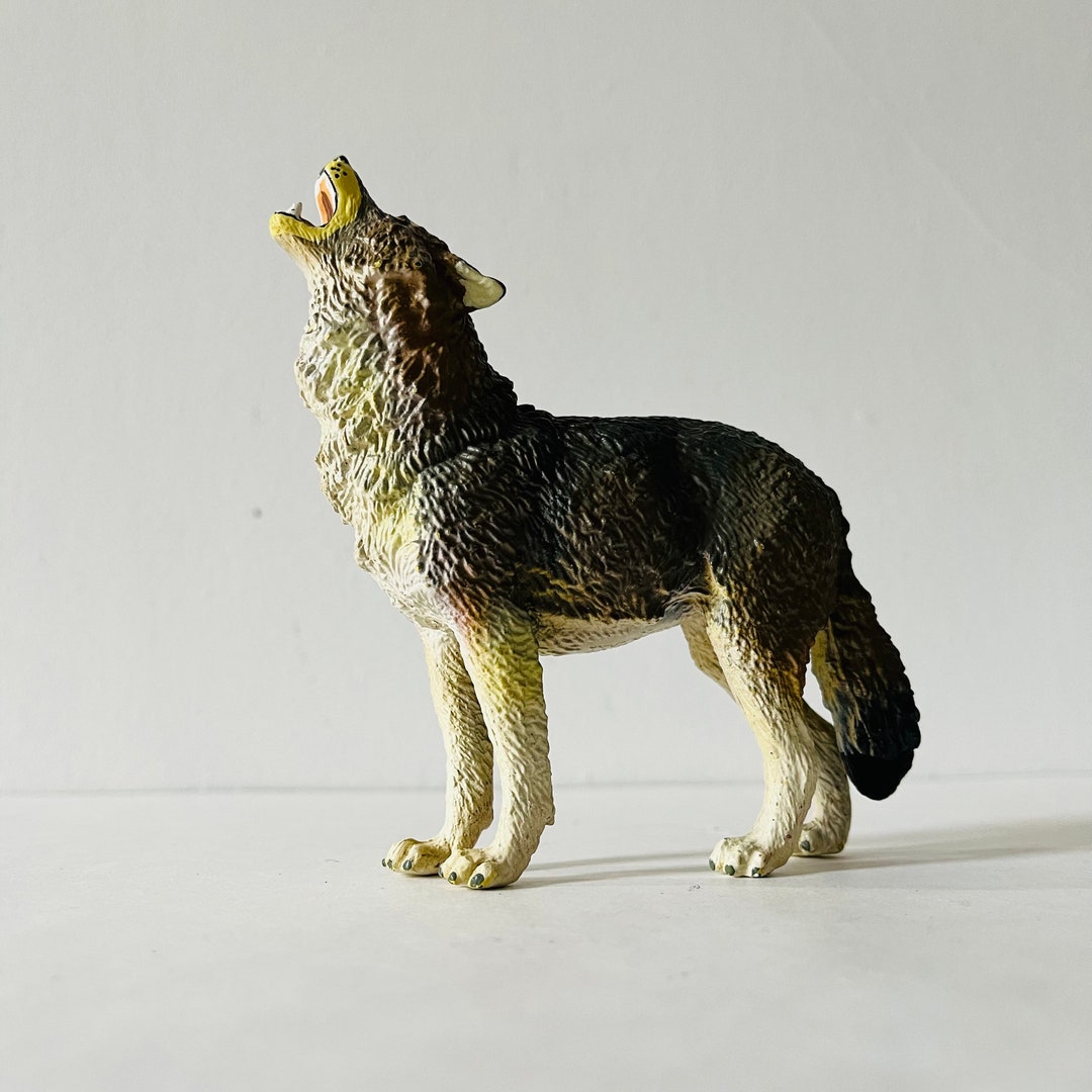 Vintage 90's Safari Timber Wolf Timberwolf Animal Figures Imaginary ...