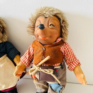 Rare Vintage Steiff Mecki & Micki Hedgehogs Vinyl Face Plush Animals ...