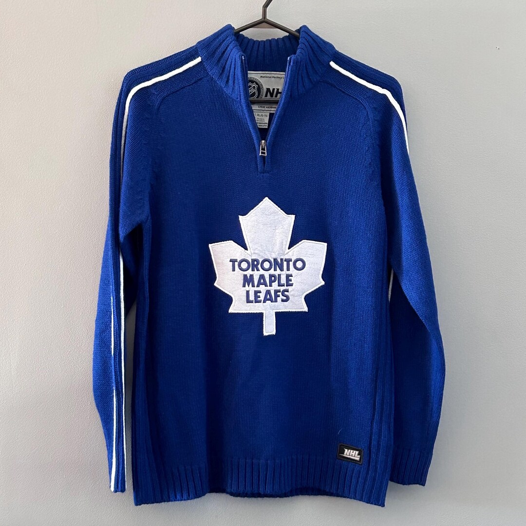 Vintage Toronto Maple Leafs Hockey Unisex Knit Pullover Sweater Size ...