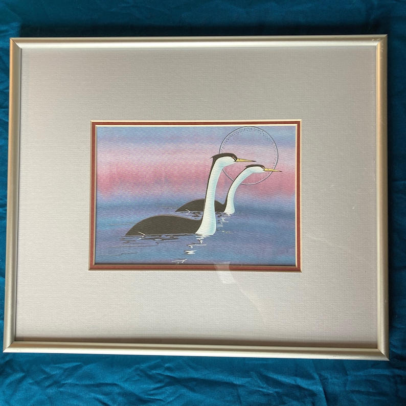 Vintage Indigenous Art Print by Rick Beaver ' Return of a Prairie ...