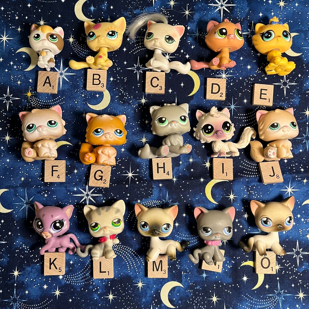 22 Rare Retired Hard to Find Littlest Pet Shop LPS Figures Cats and ...