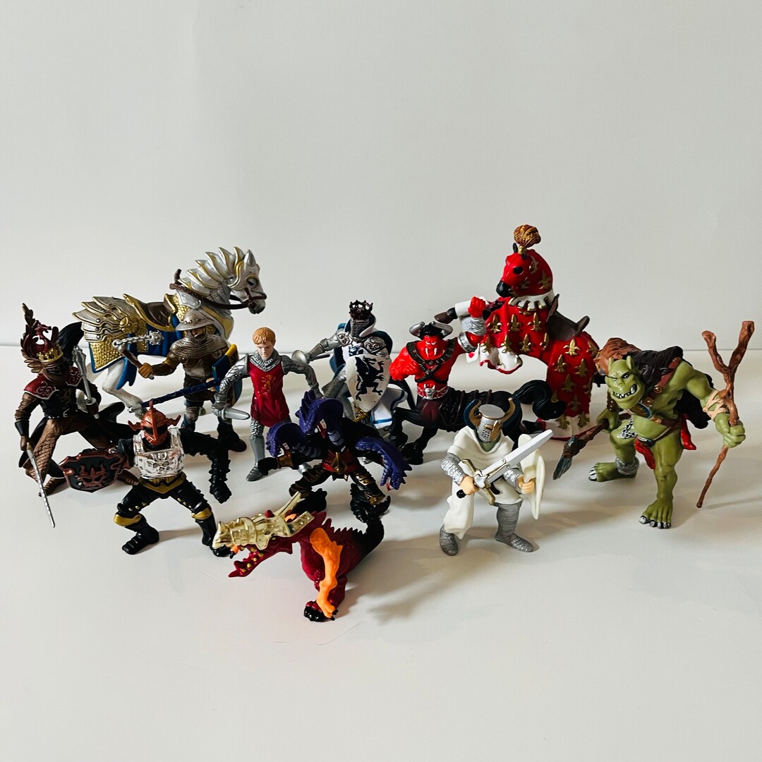 Papo and Various Knights and Horses Model Toy Figurine Plastic - Etsy