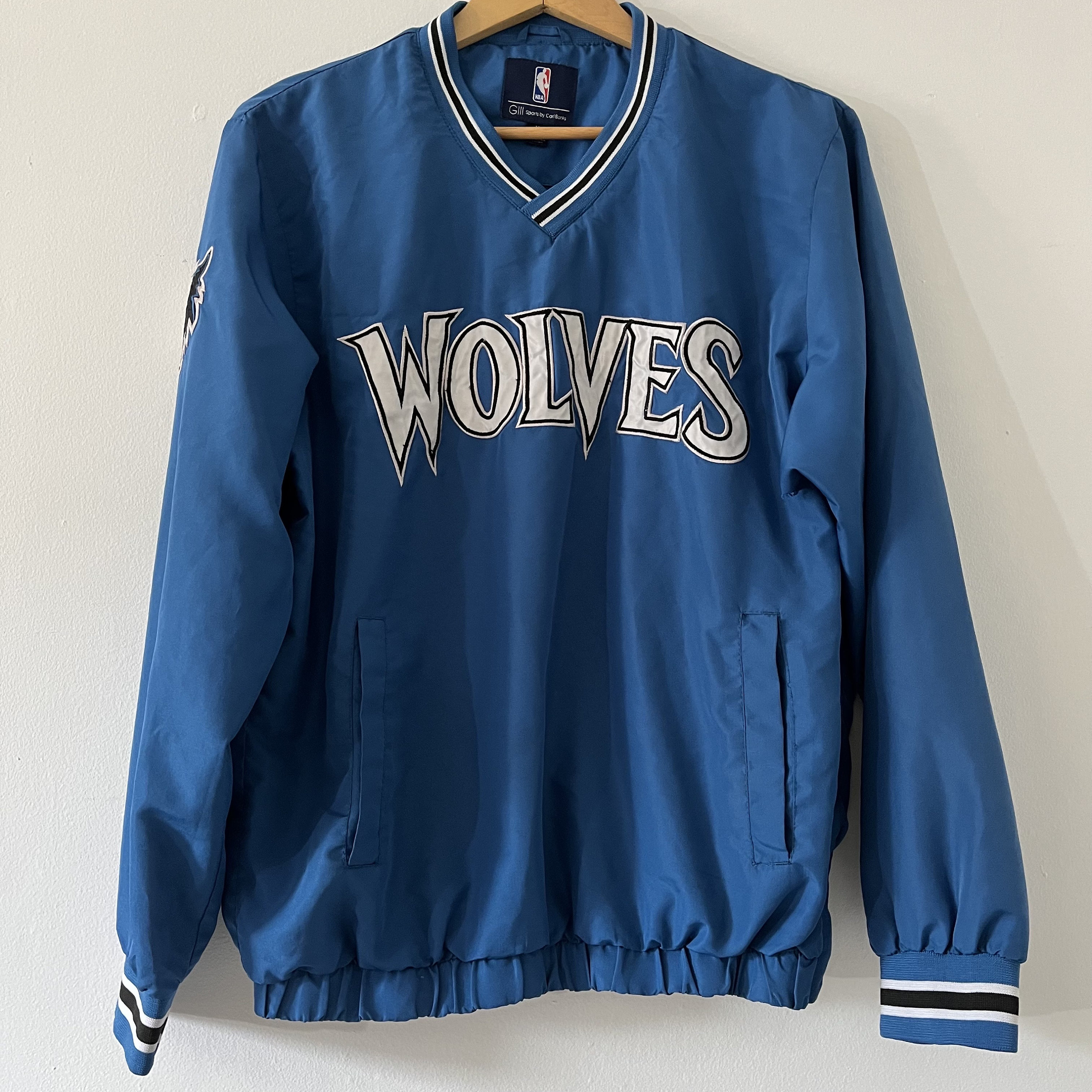 90's Minnesota Timberwolves Mitchell And Ness NBA Warm Up, 50% OFF