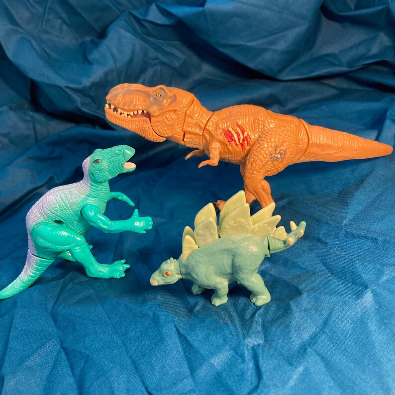 Figura de Tyrannosaurus Rex T-rex Stegosauraus de Jurassic World ...