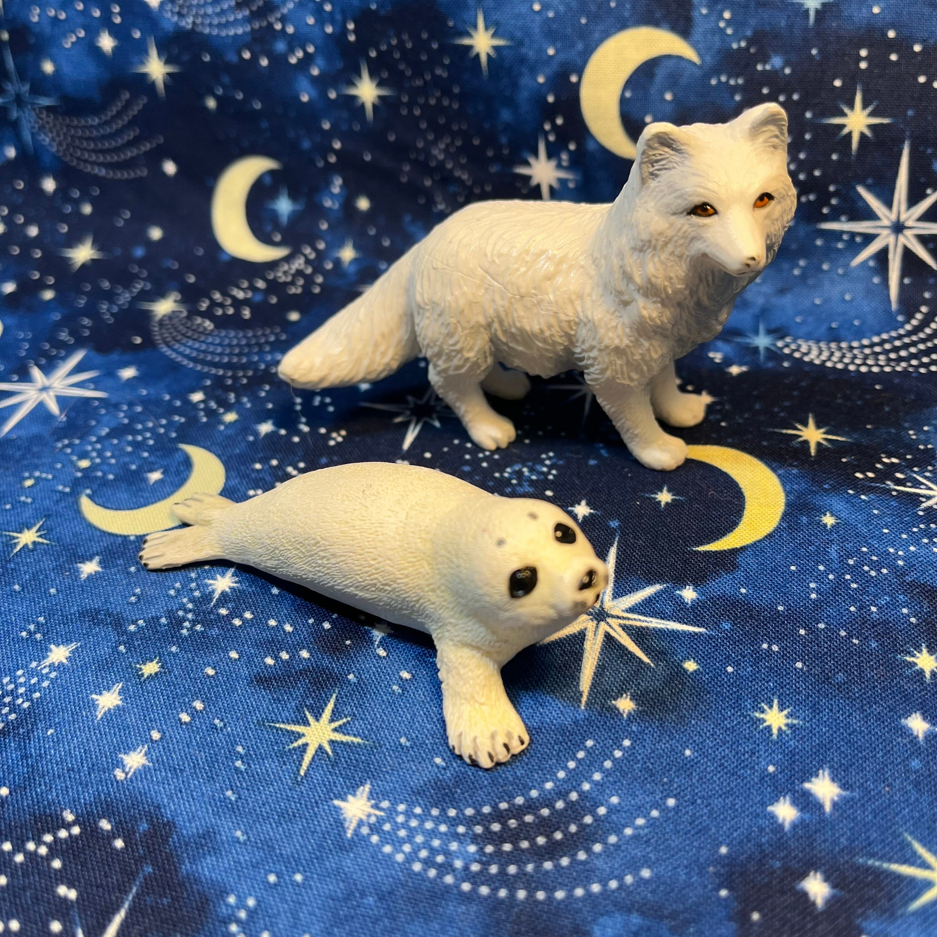 Safari and Papo Arctic Fox and Seal Animal Figurines Imaginary - Etsy ...
