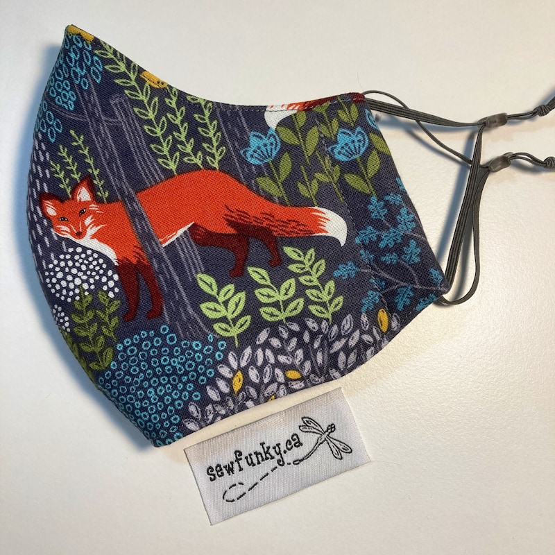 Fox Face Mask - Etsy