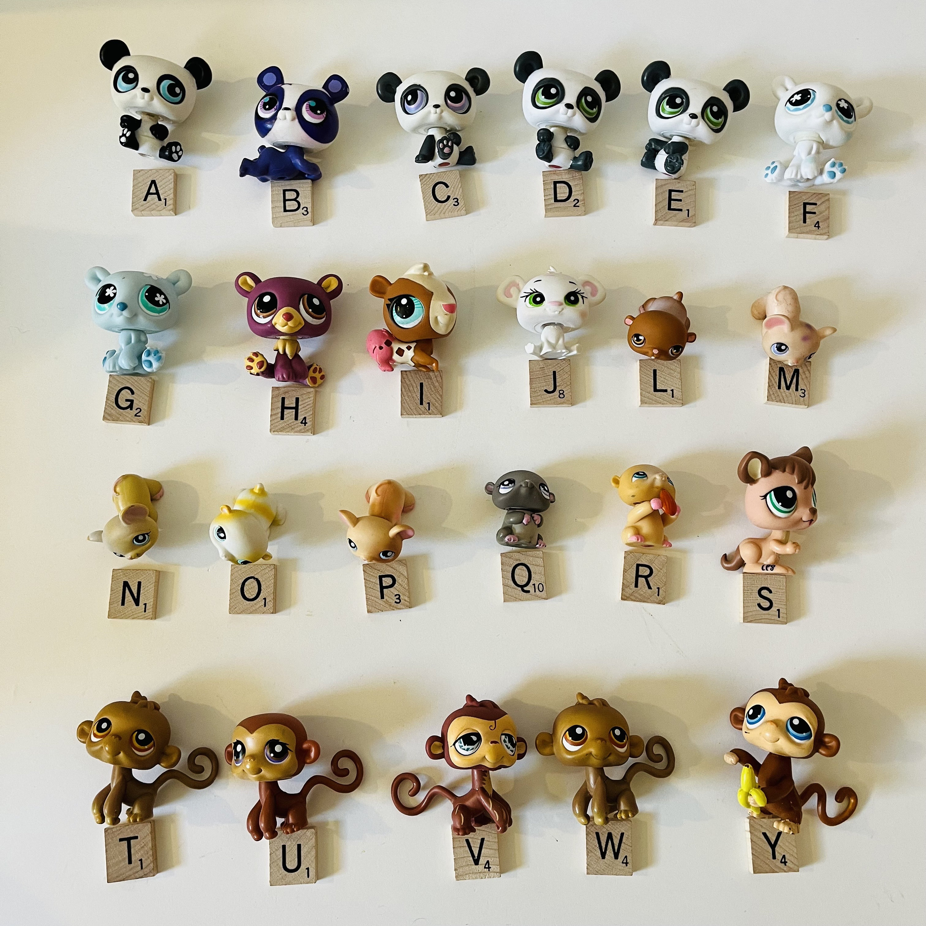 LPS Littlest Pet Shop Animals Pick Your Own Pets Panda Hamster Monkey Polar Bear Etsy UK