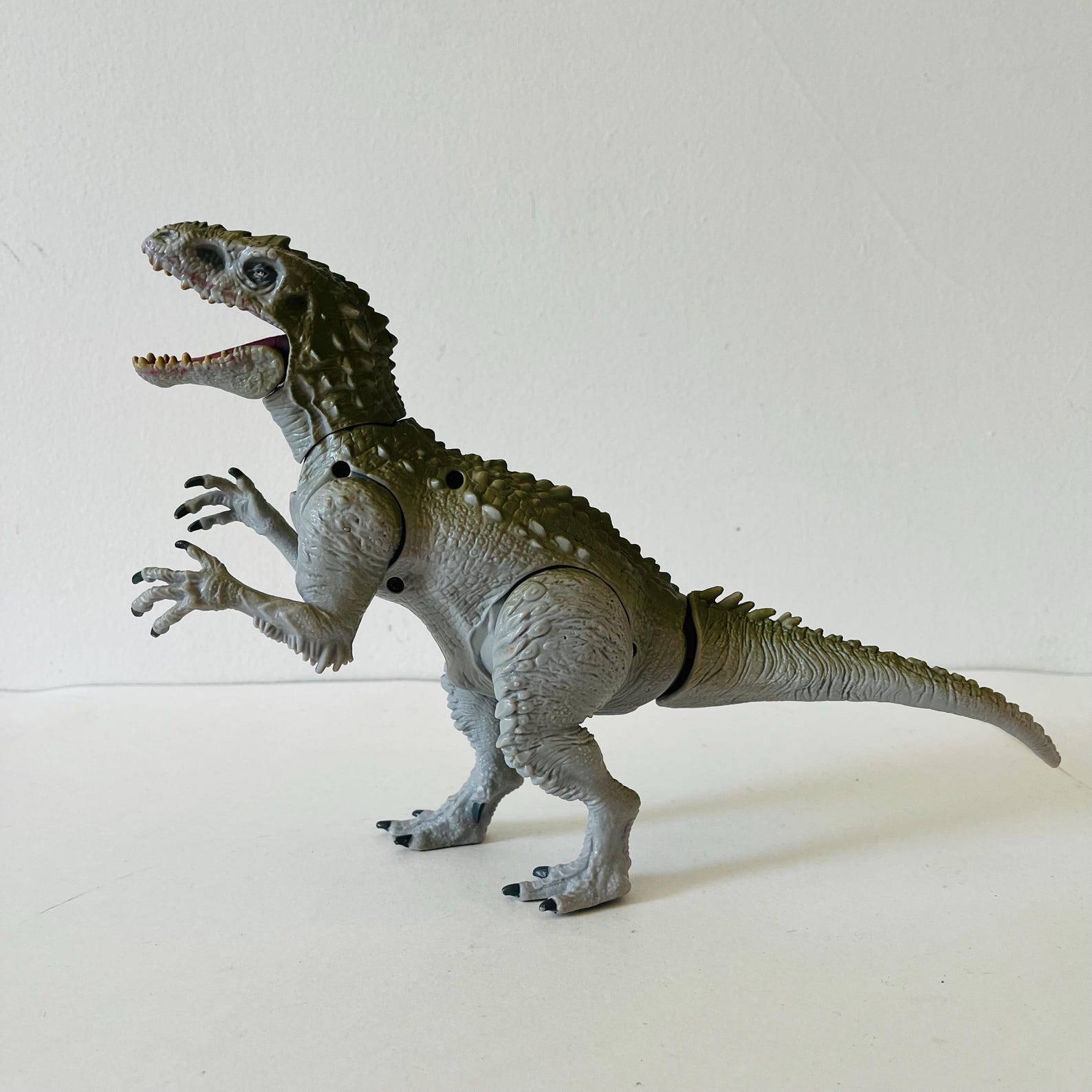 Vintage Jurassic Grey Rex Dino Collectible Dinosaur Toy - Etsy
