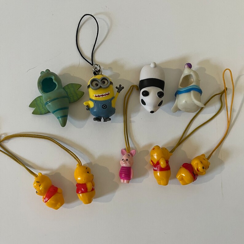 Peek-a-pooh animal Wear Collection Phone Charms Capsule - Etsy