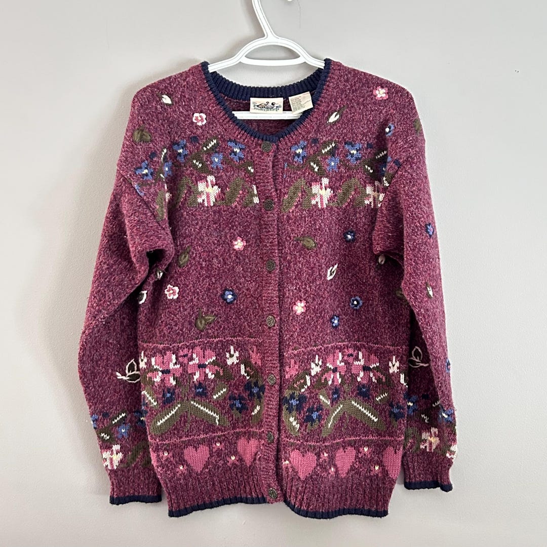 Vintage Northern Reflections Hand Embroidered Cottagecore Wool/cotton ...