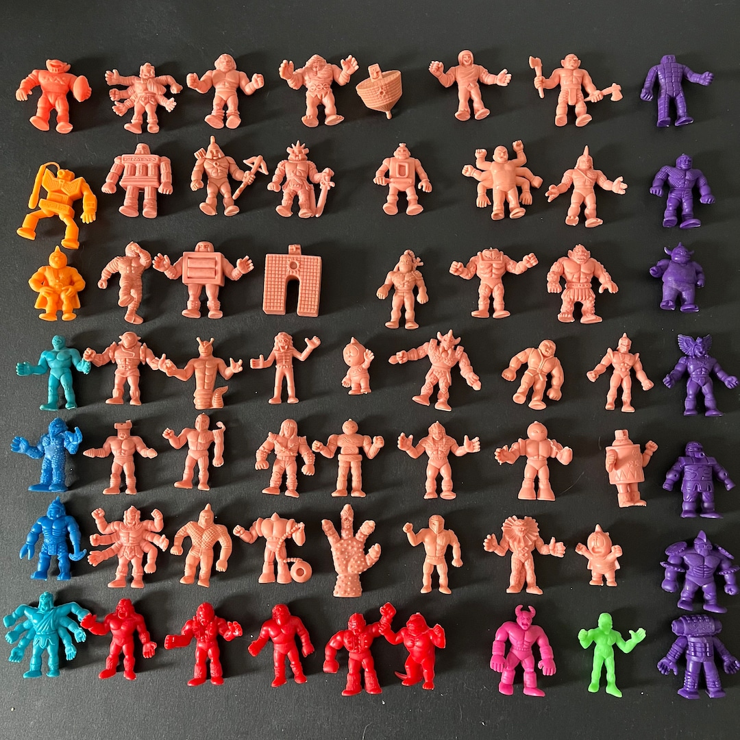 Vintage 80's M.U.S.C.L.E Figure Lot of 60 Characters Muscle Men Figures ...