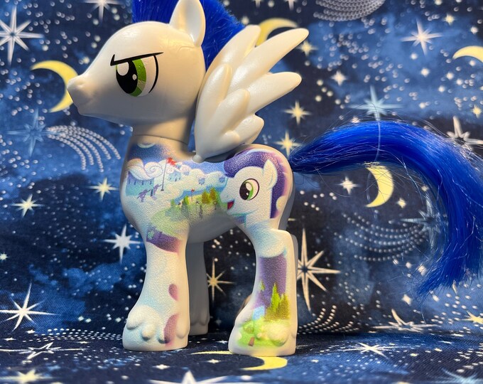 My Little Pony MLP HTF Rare Brushable All About Soarin Movie Pegasus ...