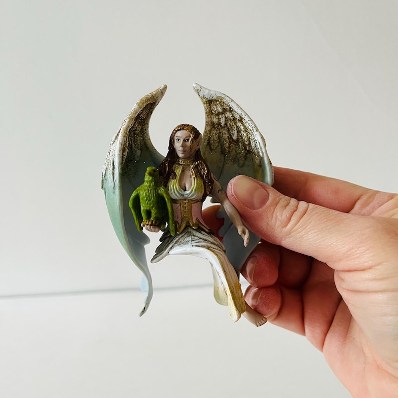 Retired Schleich Bayala Elven Elf Fairy Surah Fantasy Character Riding ...