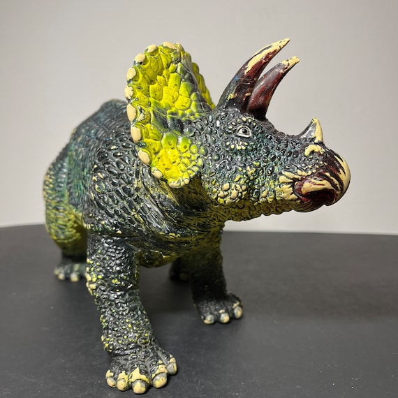 Vintage 1980's AAA Triceratops Rubber Toy Dinosaur Figure - Etsy Vintage 1980's AAA Triceratops Rubber Toy Dinosaur Figure - Etsy