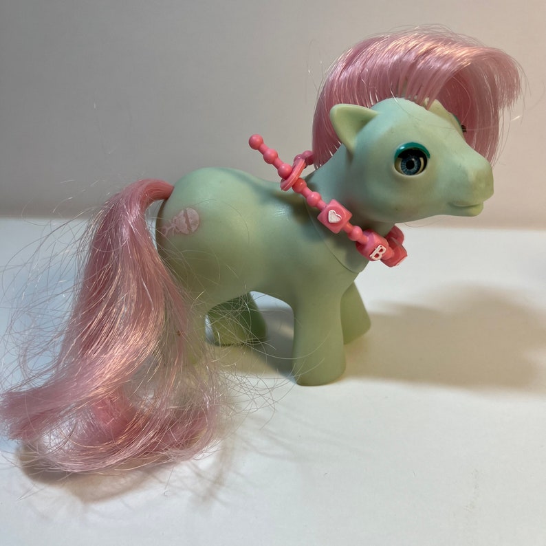 Vintage G1 My Little Pony MLP Beddy Bye Eyes Sleepy Baby Ponies Hasbro ...