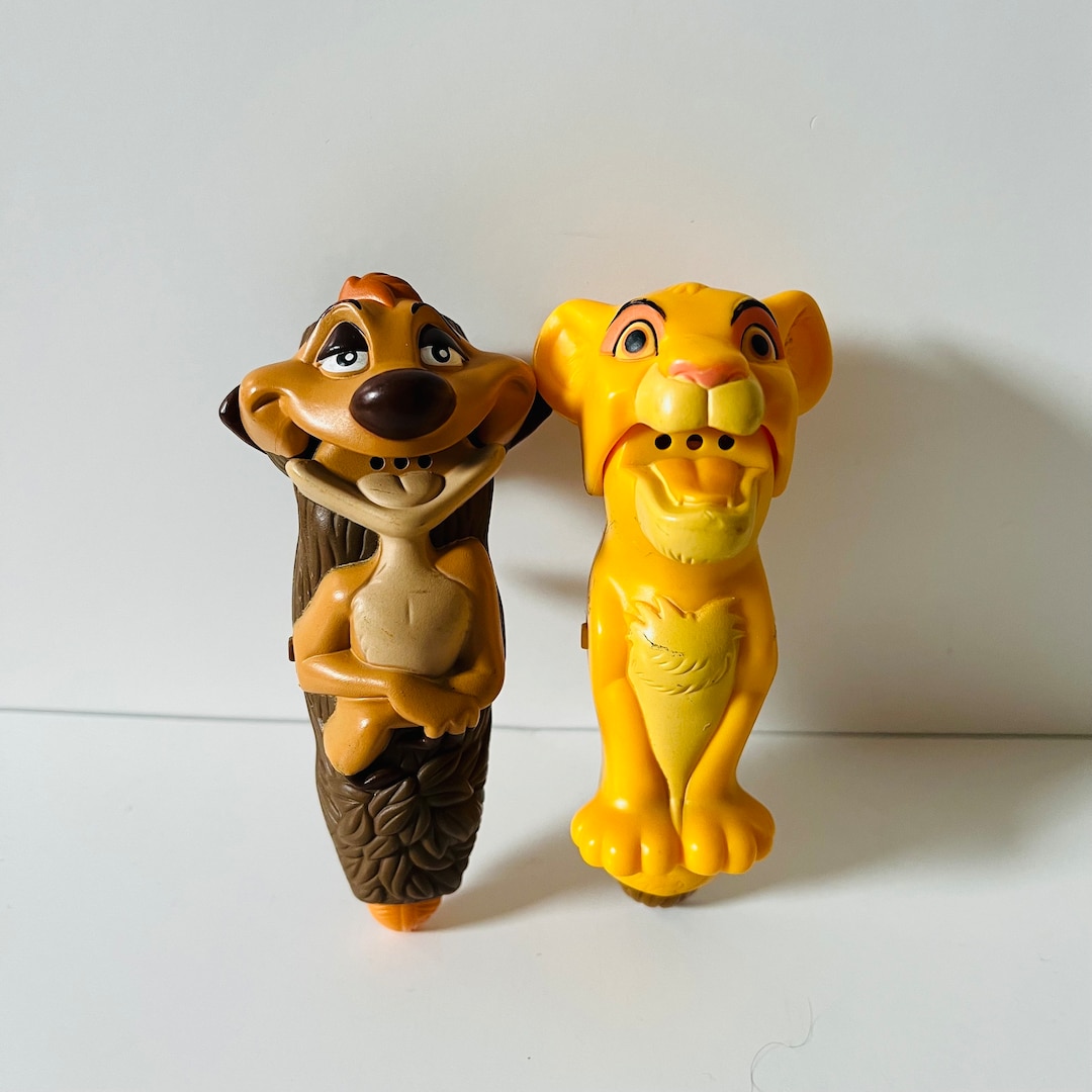 Vintage Lion King Timon and Simba Finger Puppet 90's Toys - Etsy