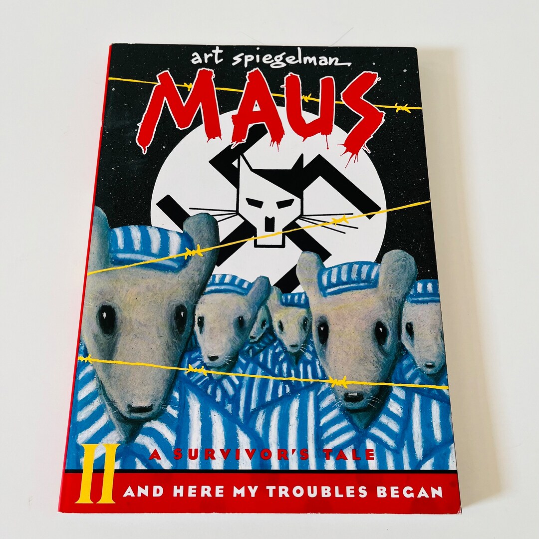 Maus II A Survivor's Tale and Here My Troubles Began Graphic Comic Book ...