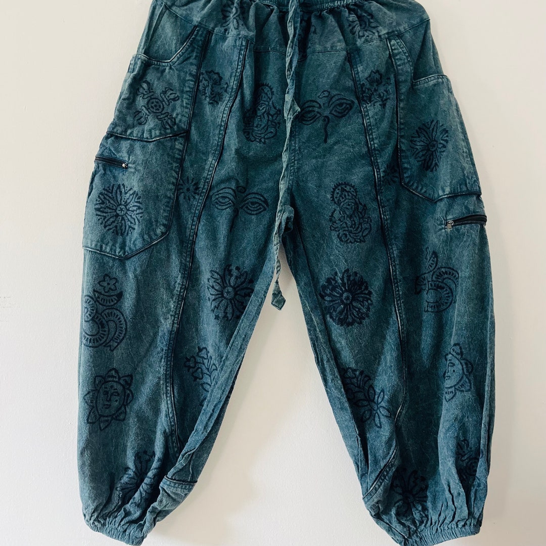 Retro 90s Y2K Gen X Fashion Hippie Boho Harem Shasta Pants - Etsy