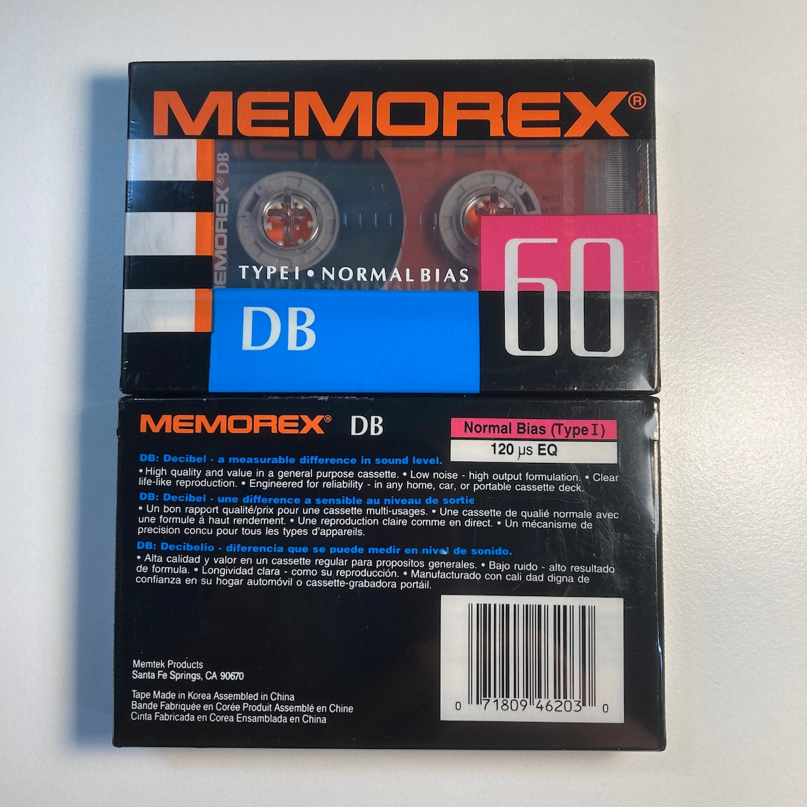 Vintage Retro Memorex Cassette Tapes New in Package Old Stock | Etsy
