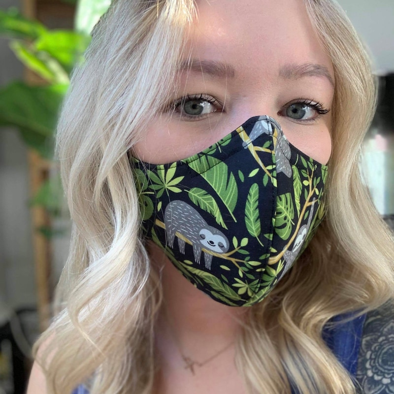 Sloth Mask - Etsy