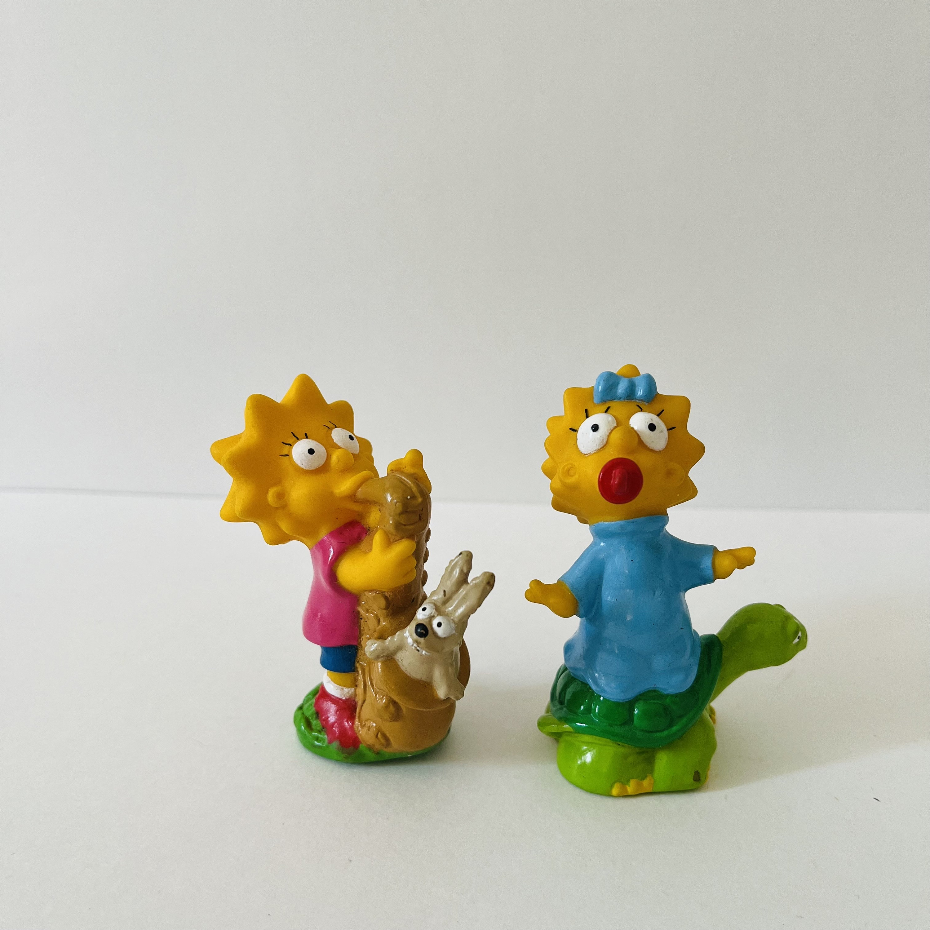 Vintage the Simpsons Figure Maggie Turtle Lisa Saxophone 1990 Burger ...