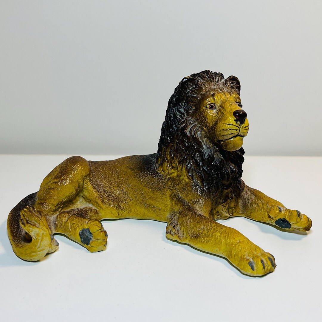Vintage Rare AAA Rubber Lion Toy Collectible Toy Animals - Etsy