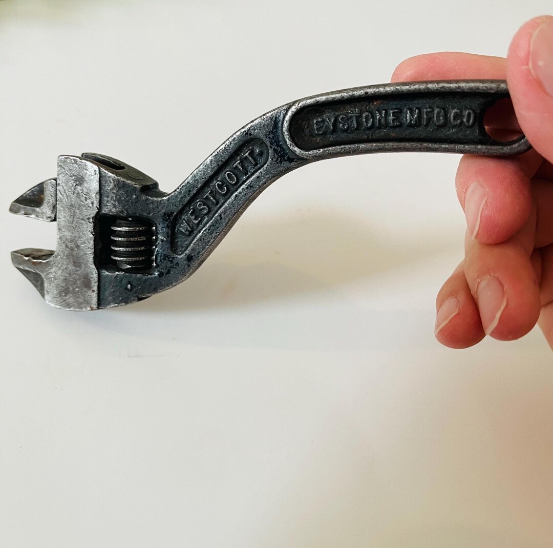 Vintage Tools Wrench 'S' Curved Adjustable Wrench 6" No.76 Westcott ...