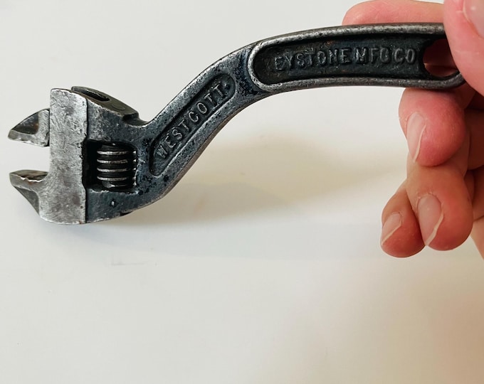 Vintage Tools Wrench 'S' Curved Adjustable Wrench 6" No.76 Westcott ...