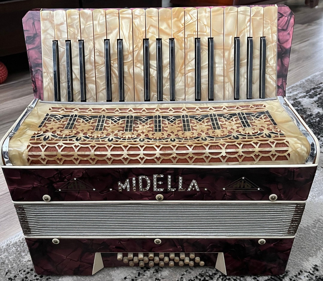 Midella Accordion Edelweiss Details Made in Germany - Etsy