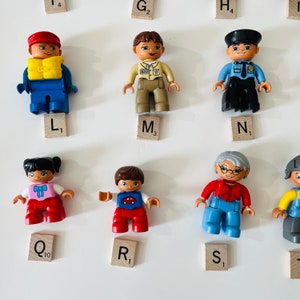 Vintage Lego Duplo Family Woman Man Child Minifigures 2.5 Inches ...