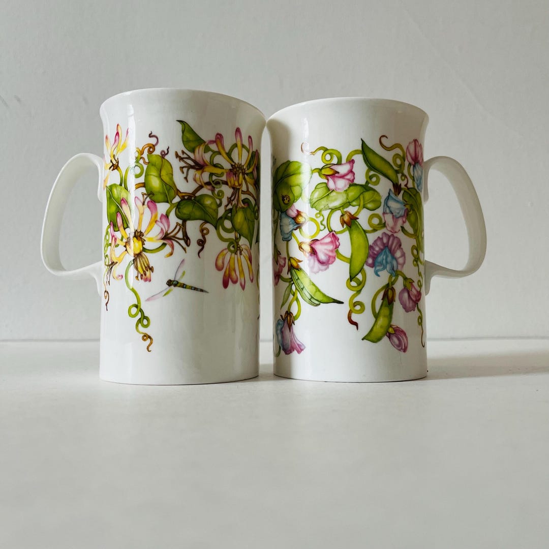 Vintage Dunoon Fine Bone China Country Lane Designed by Cherry Denman ...