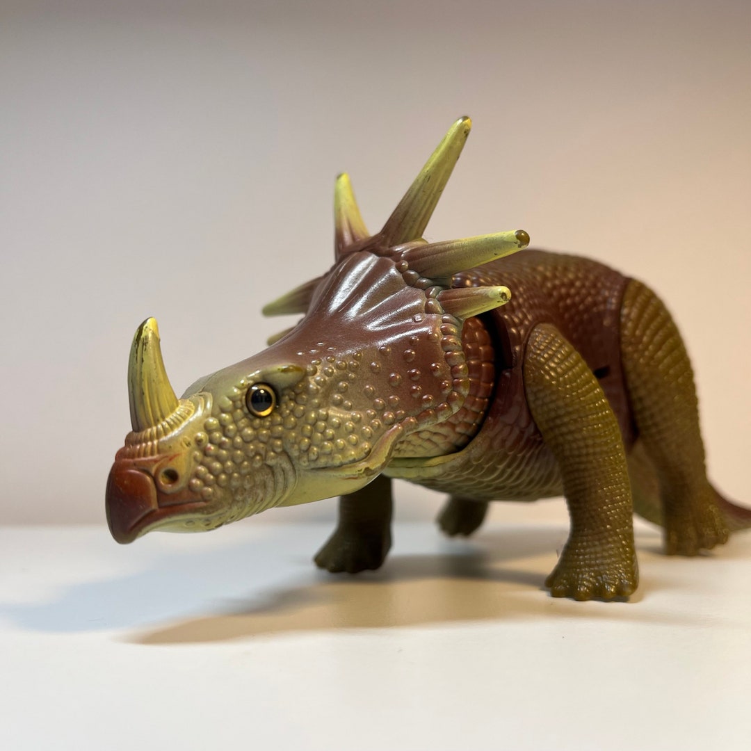 Vintage 1987 Tyco Toys Dino Riders Styracosaurus Dinosaur Action Figure ...