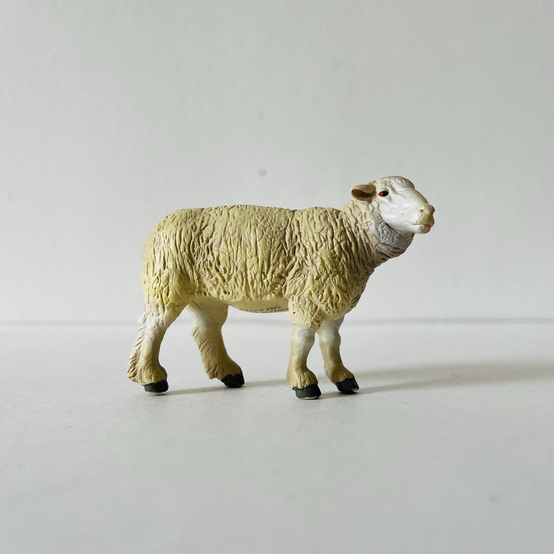 Papo Sheep Lamb Figure Figurine Farm Animal Toys Plastic Animals ...