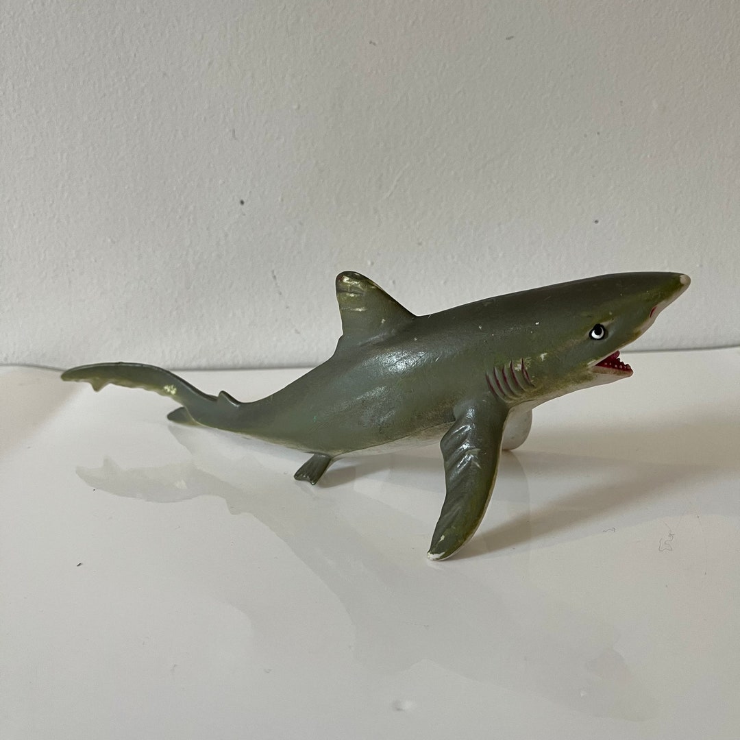 Vintage AAA Rubber Toy Shark Figure 1990's Plastic Toy Sharks - Etsy