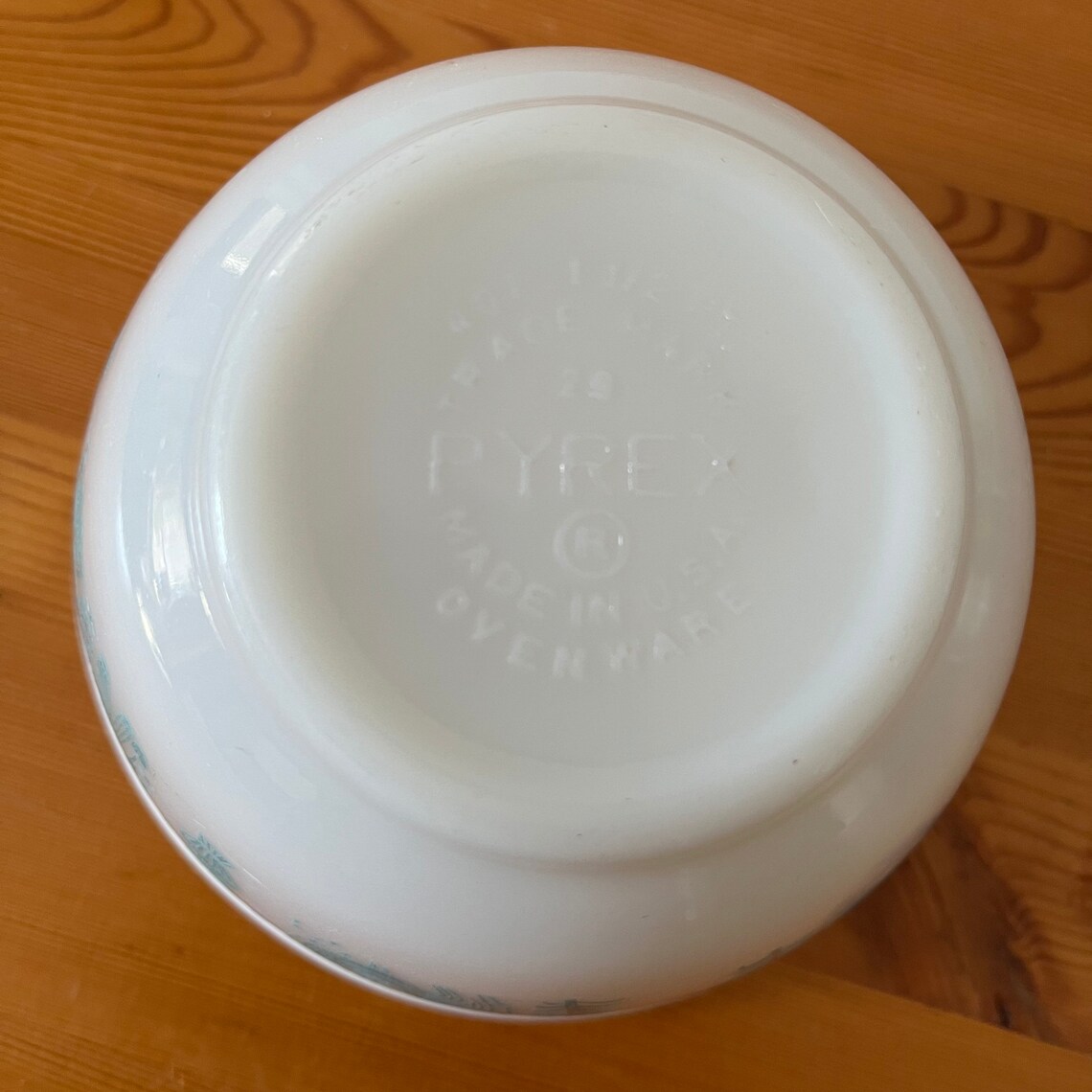 Vintage Pyrex Butterprint 401 Bowl Amish Butterprint Turquoise - Etsy