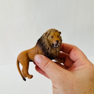 Schleich Lion PVC Plastic Toy Animal Figure Diorama Imaginary Play Wild ...