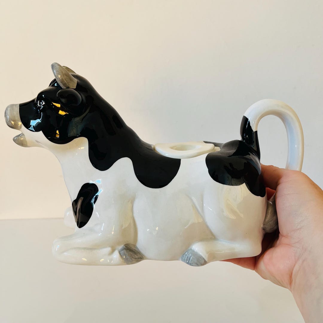 Vintage Otagiri Japan Large Ceramic Cow Tea Pot Teapot Rare Mint ...