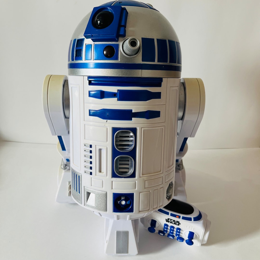 Vintage Collector's Thinkway Toys Star Wars R2 D2 Big Figure RC Star ...