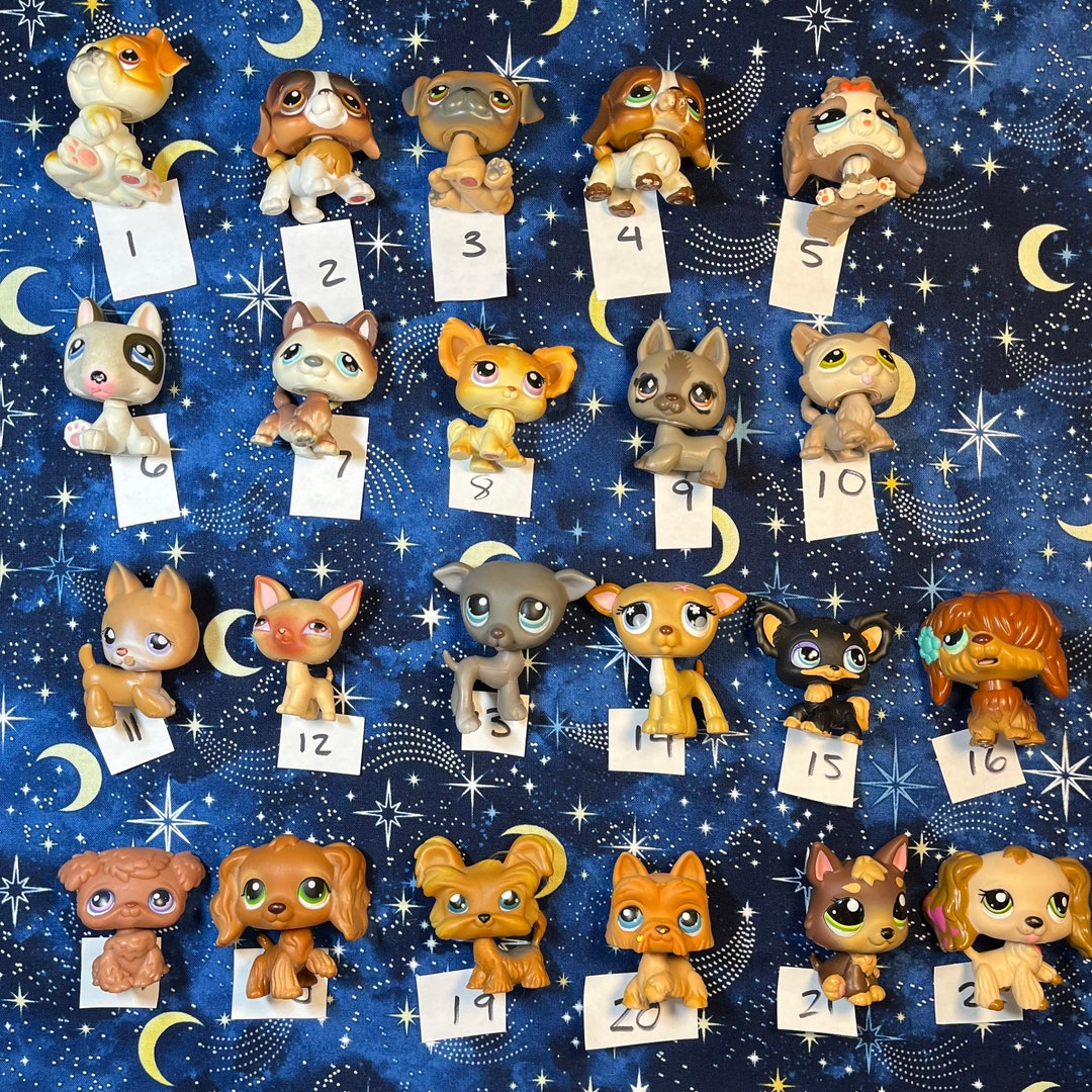 LPS Littlest Pet Shop Figure Pick Your Own Pick A Pet Dogs and Puppies Rare HTF Licking Dog Chihuahua Skinny Dog Etsy