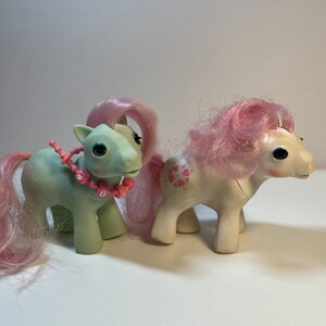 Vintage G1 My Little Pony MLP Beddy Bye Eyes Sleepy Baby Ponies Hasbro ...