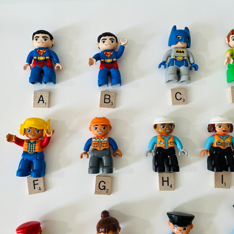 Vintage Lego Duplo Family Woman Man Child Minifigures 2.5 Inches ...